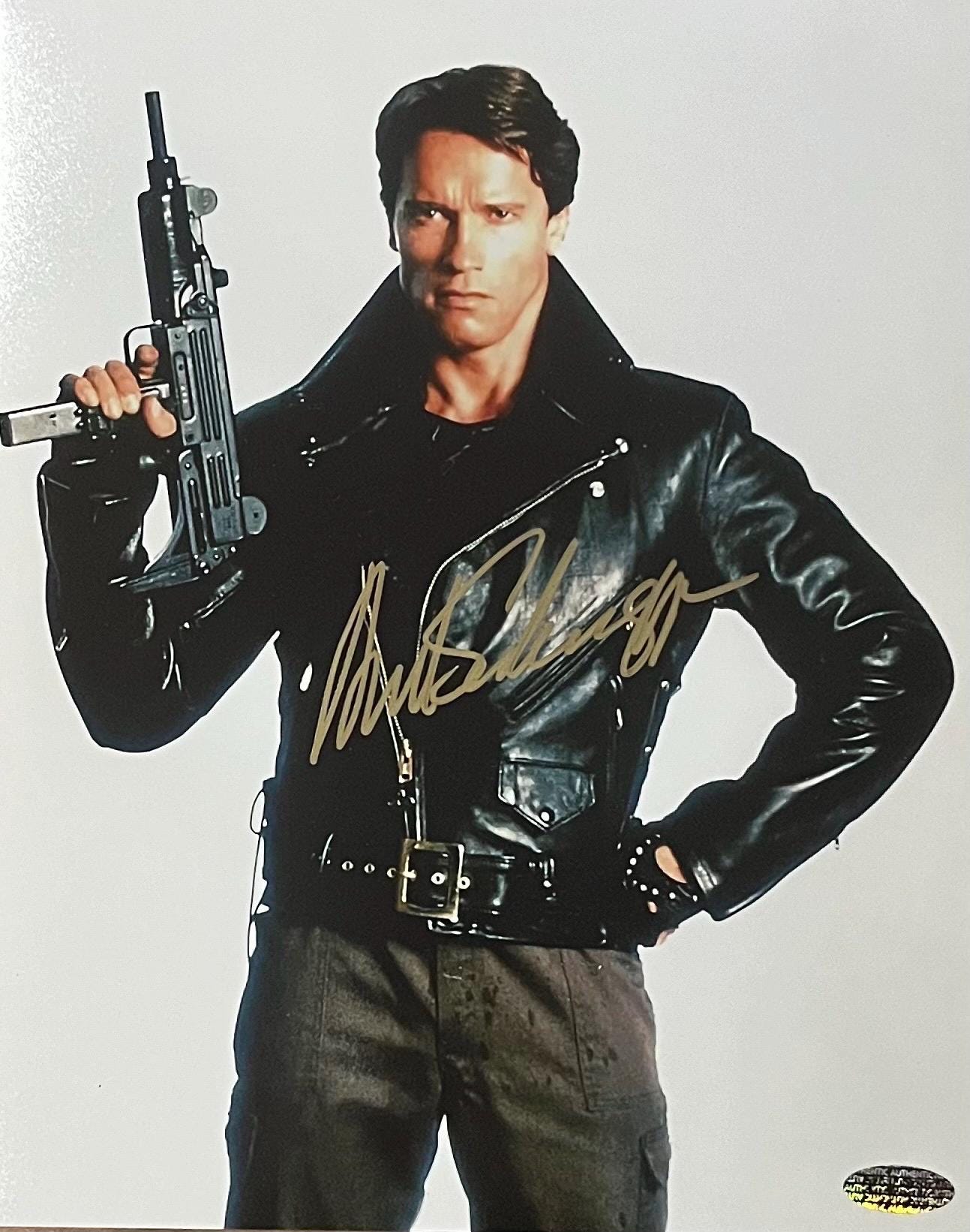 Arnold Schwarzenegger Signed Terminator Photo With COA - Etsy