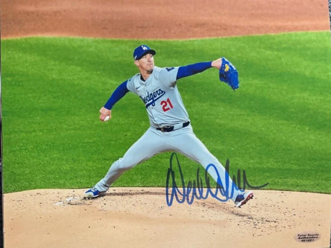 Walker Buehler Signed 10x8 Photo With COA - Etsy