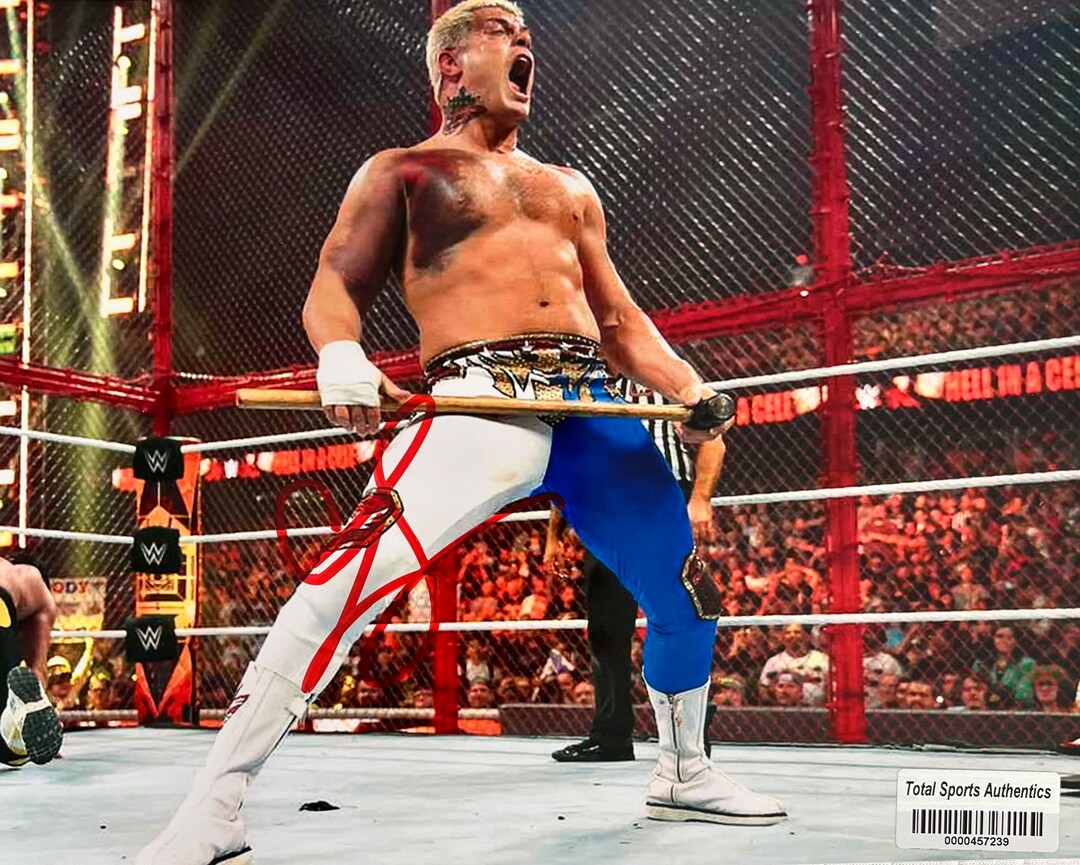Cody Rhodes Signed Photo With COA - Etsy