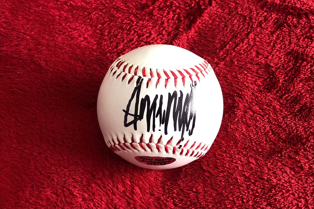 Donald Trump Signed Baseball With COA - Etsy