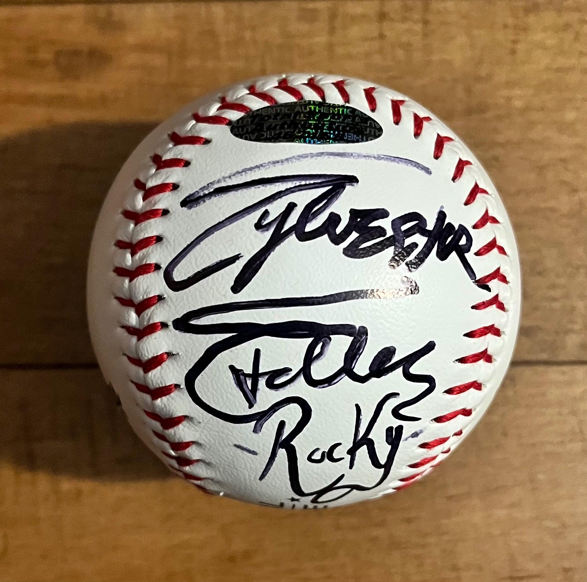 Sylvester Stallone Signed and Inscribed Baseball With COA Halo - Etsy