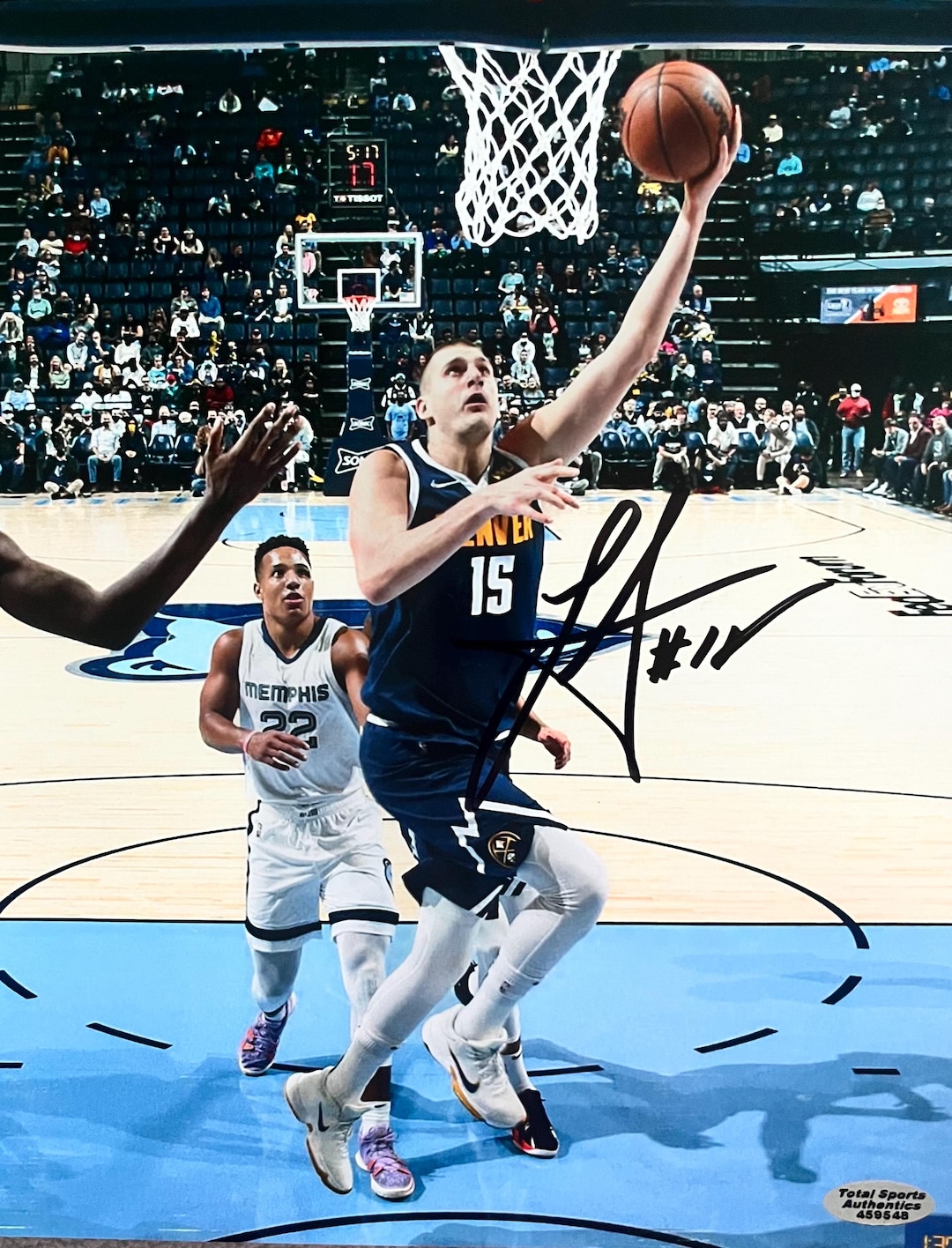 Nikola Jokic Autographed Signed Denver Nuggets Photo With COA - Etsy