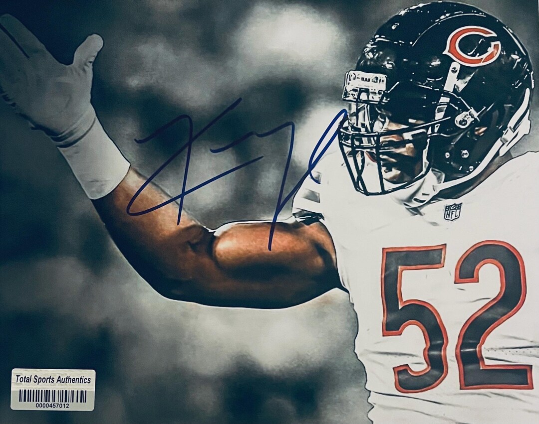 Khalil Mack Autograph Photo With COA - Etsy