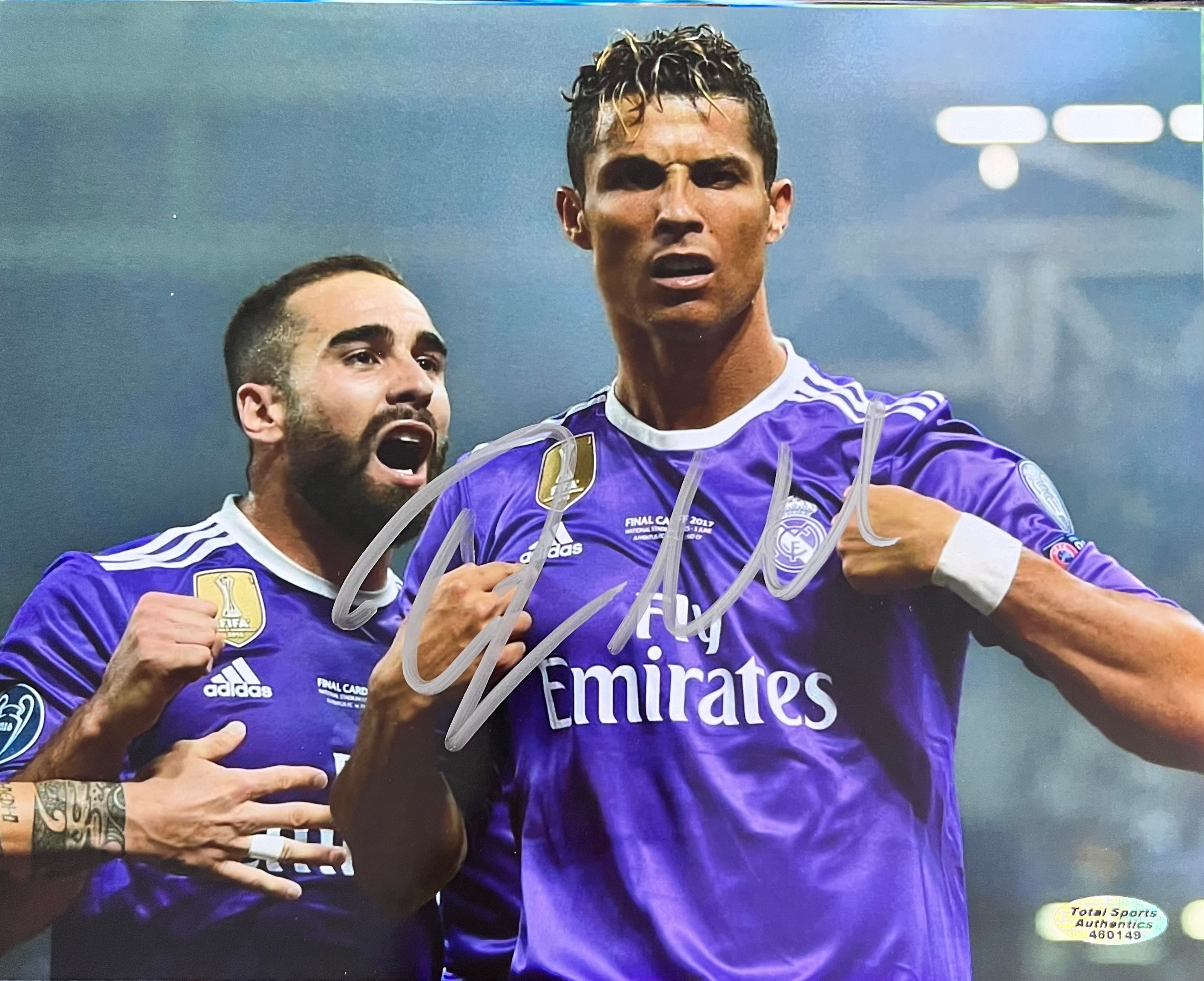 Cristiano Ronaldo Autographed 8x10 Photo With COA - Etsy