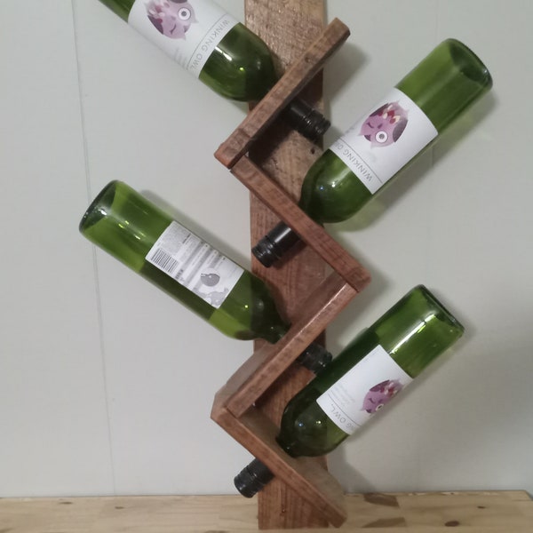 Barn Wood Wine Rack - Etsy