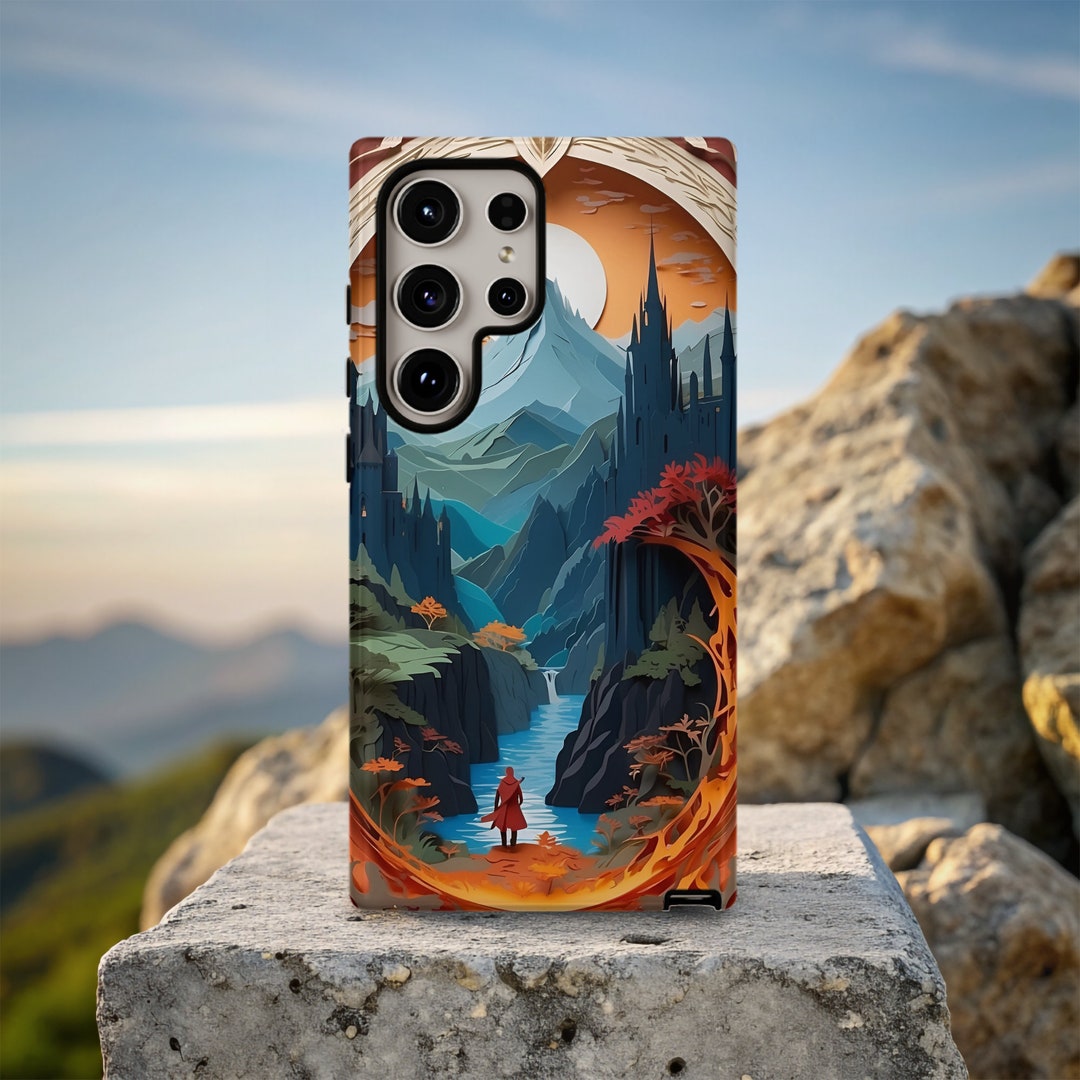 Medieval Castle Papercraft Tough Phone Case - Etsy