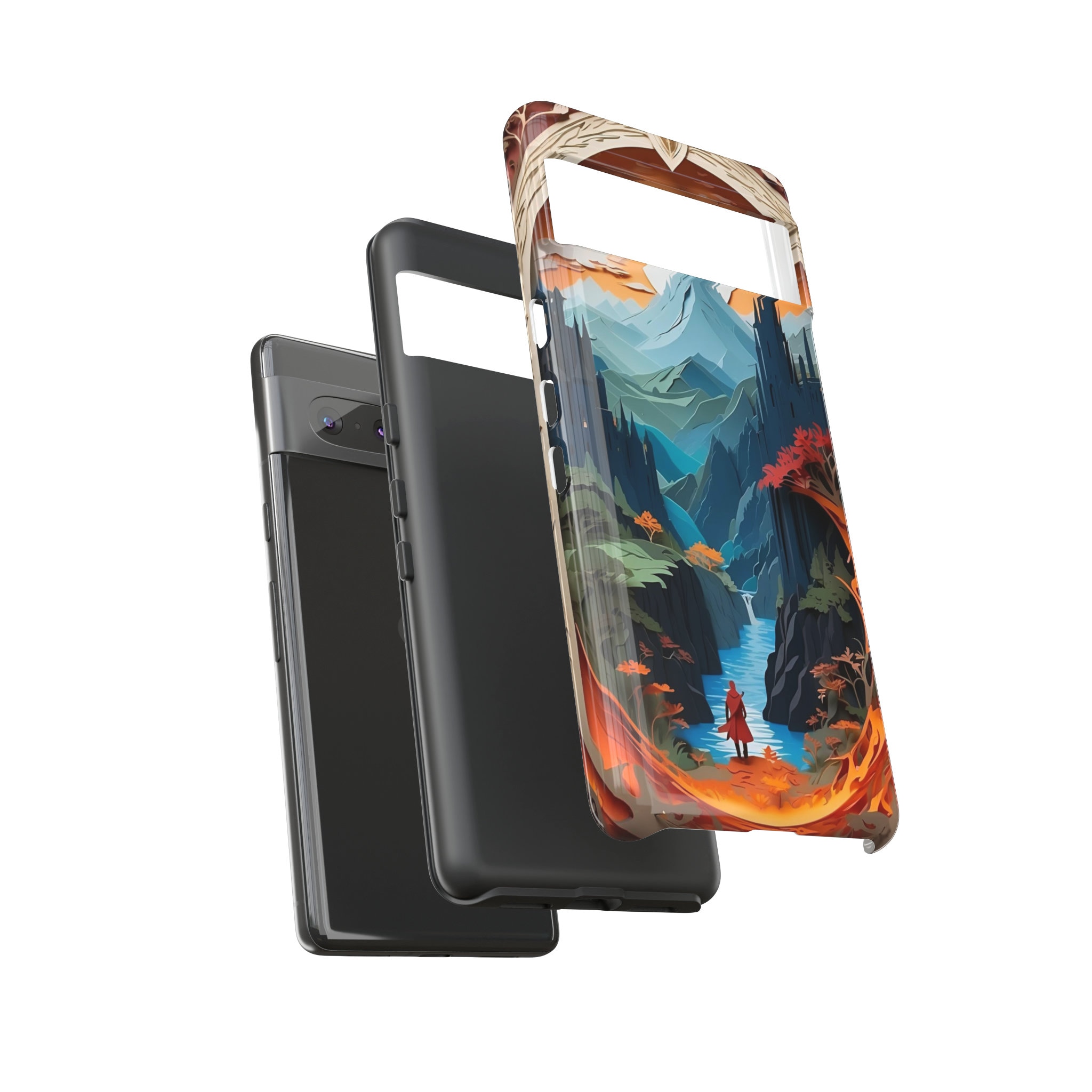 Medieval Adventure Papercraft Effect Phone Case, Tough Case, iPhone ...