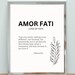 Amor Fati Definition, Minimalist Decor, Therapy Office Decor ...