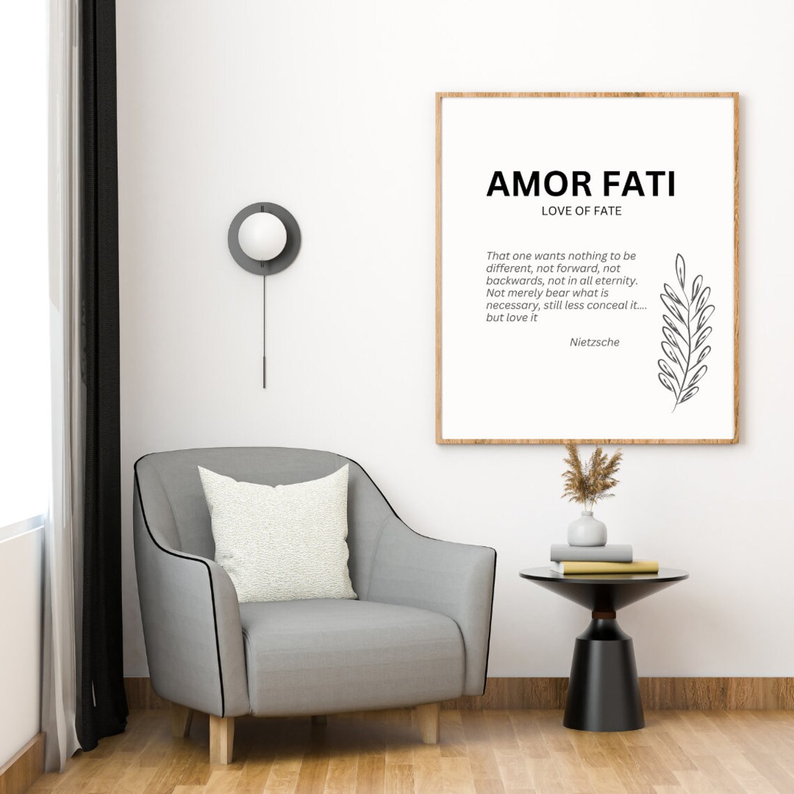 Amor Fati Definition, Minimalist Decor, Therapy Office Decor ...