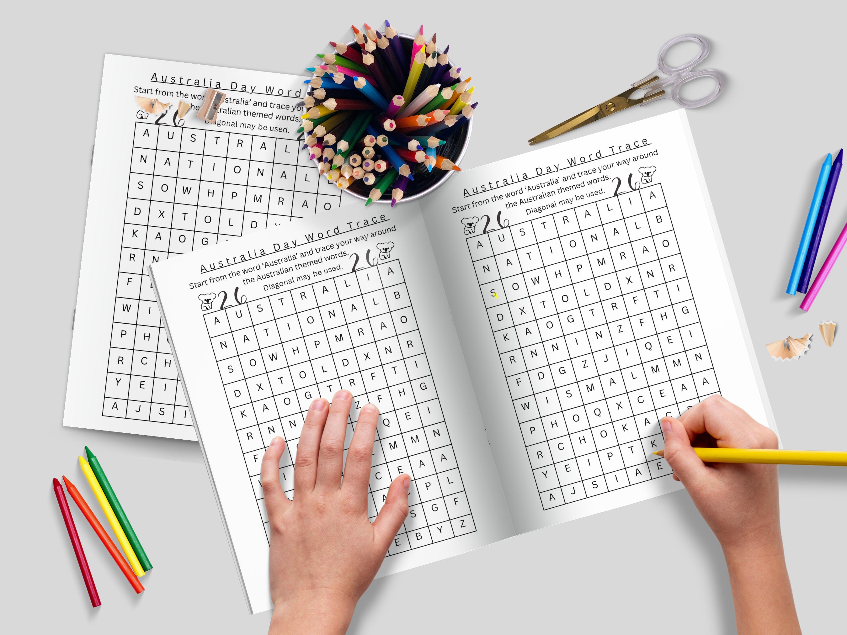 Australia Day Printable, Australia Day Worksheet, Australia Day ...