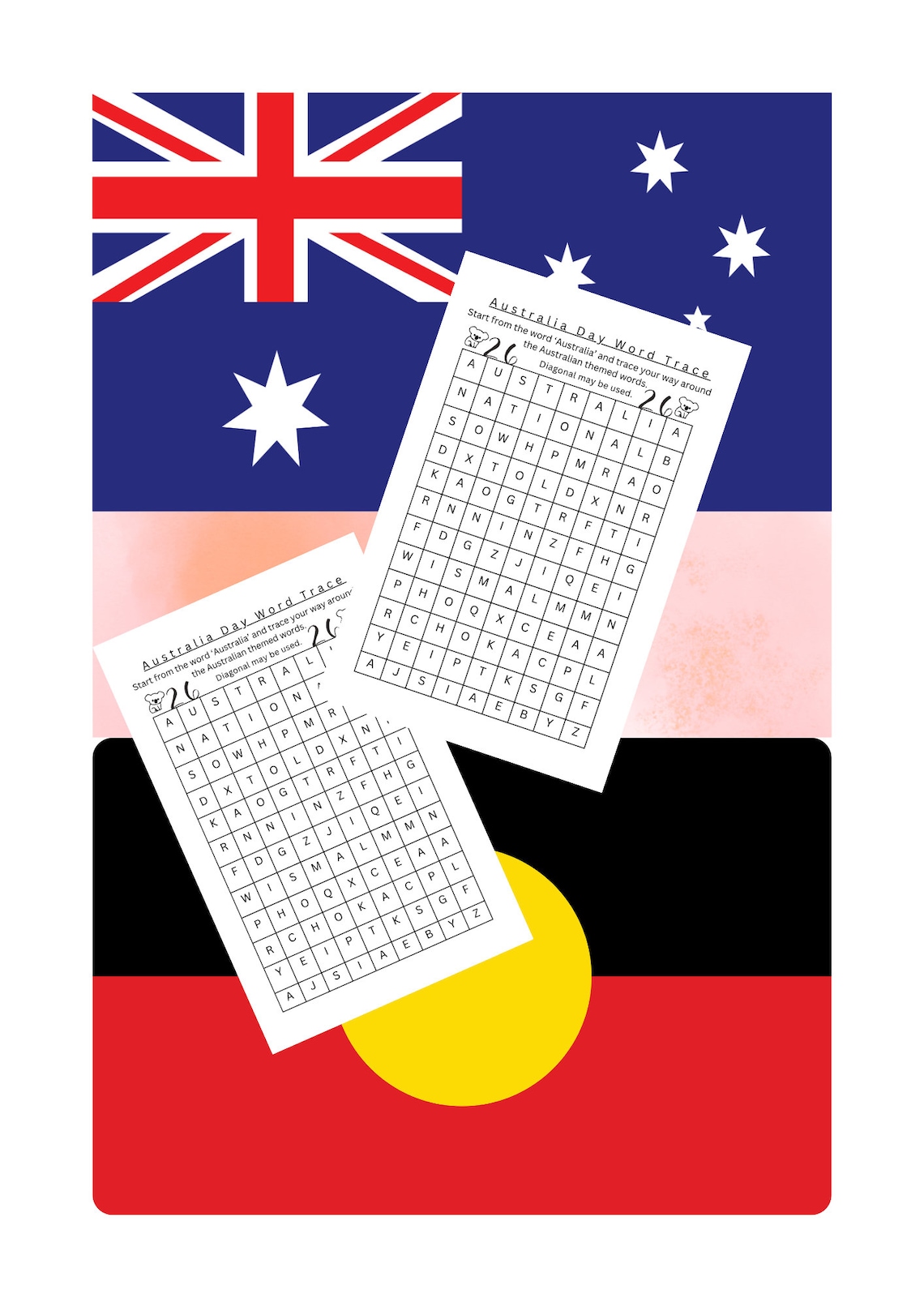 Australia Day Printable, Australia Day Worksheet, Australia Day ...