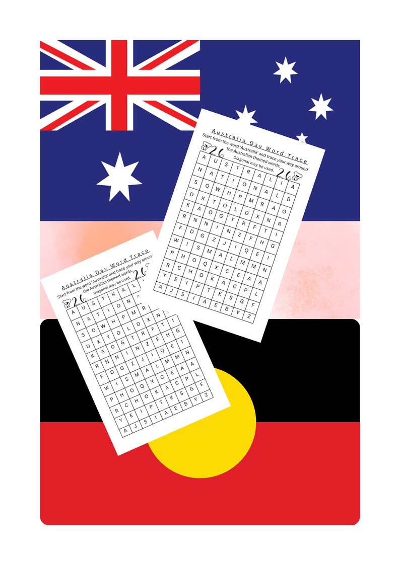 Australia Day Printable, Australia Day Worksheet, Australia Day ...