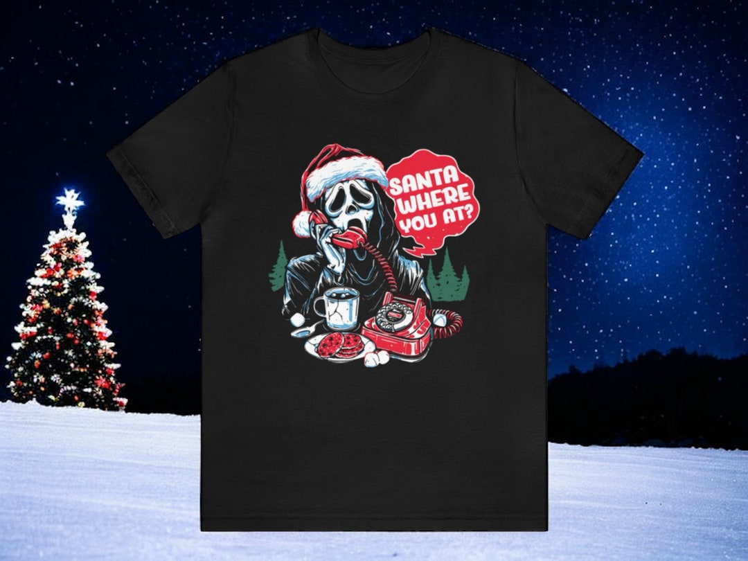 Ghostface Where's Santa - Etsy