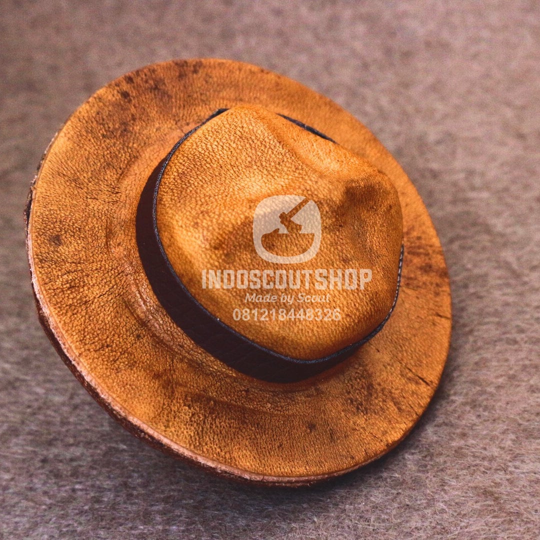 Woggle Neckerchief Slide Scout Hat Leather - Etsy