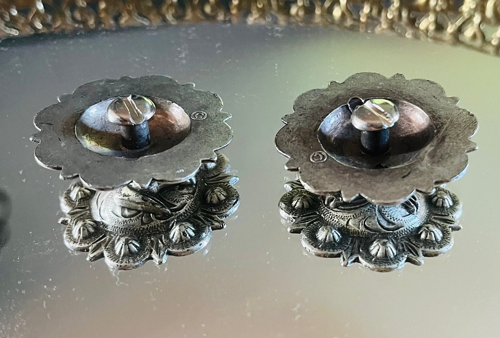 Antique Mule Head Conchos - Etsy