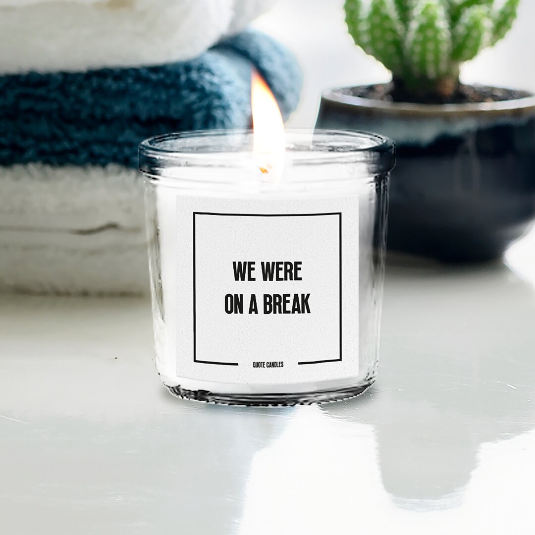 We Were on a Break FRIENDS Scented Candle - Etsy