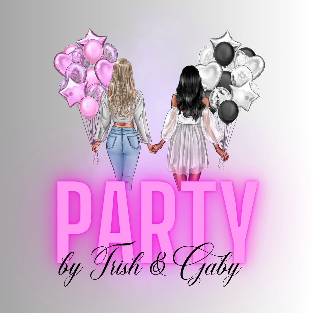 Balloons Logo Design, Party Rental Business Logo, Watercolor Premade ...