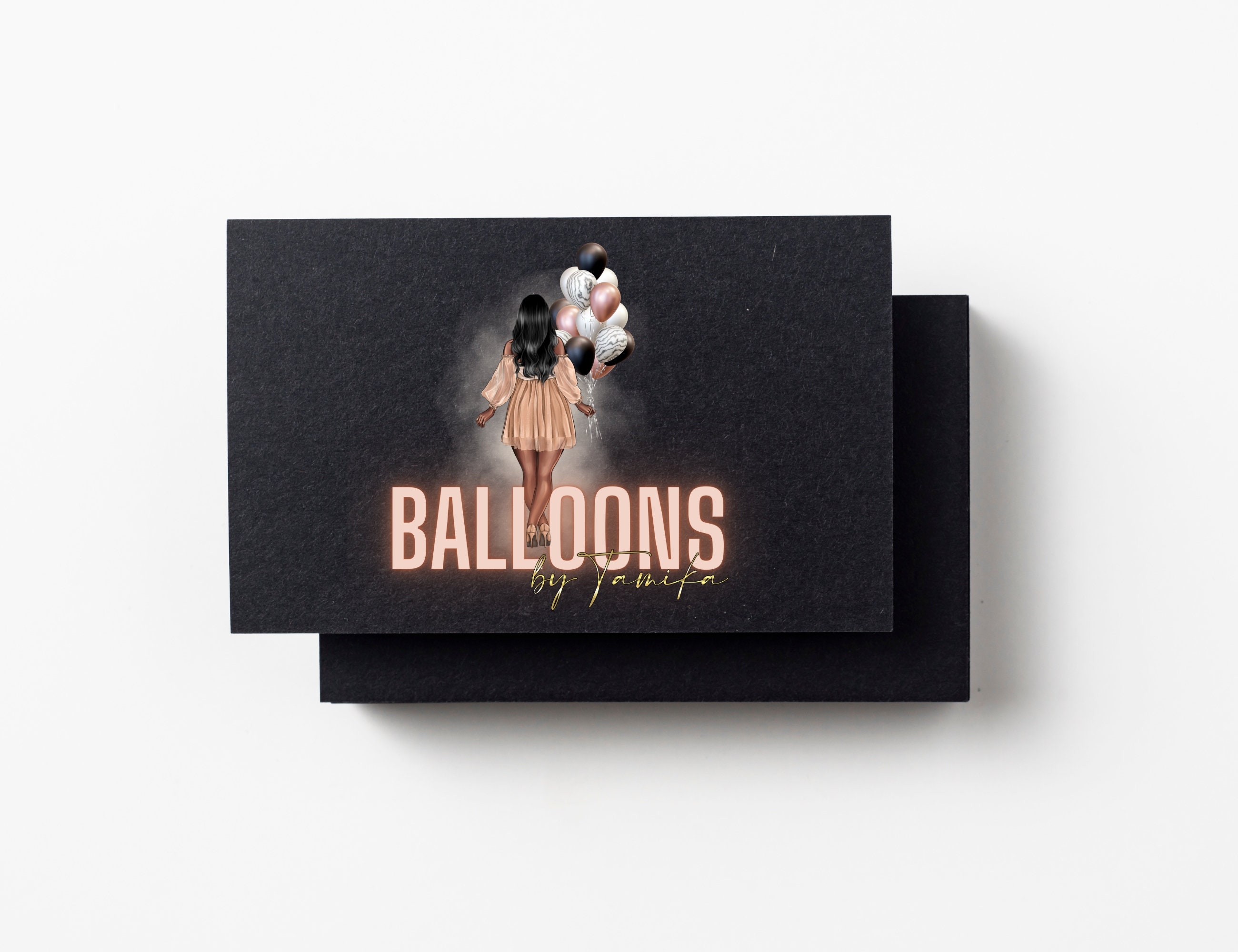 Balloon Logo, Event Planner Cartoon Portrait Logo Design - Etsy