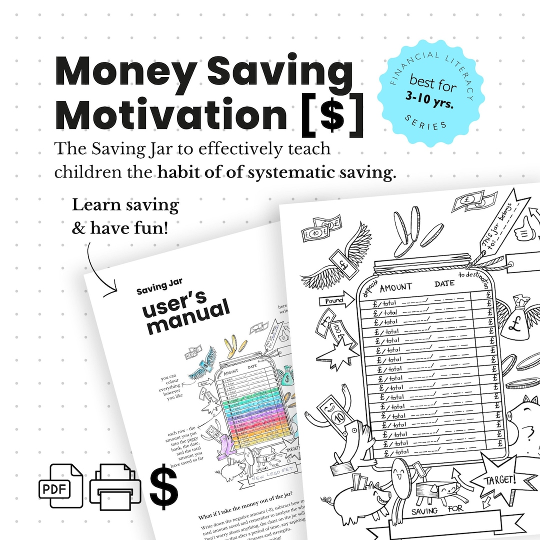 Money Tracker for Kids | Savings Log | Financial Literacy | Activity ...