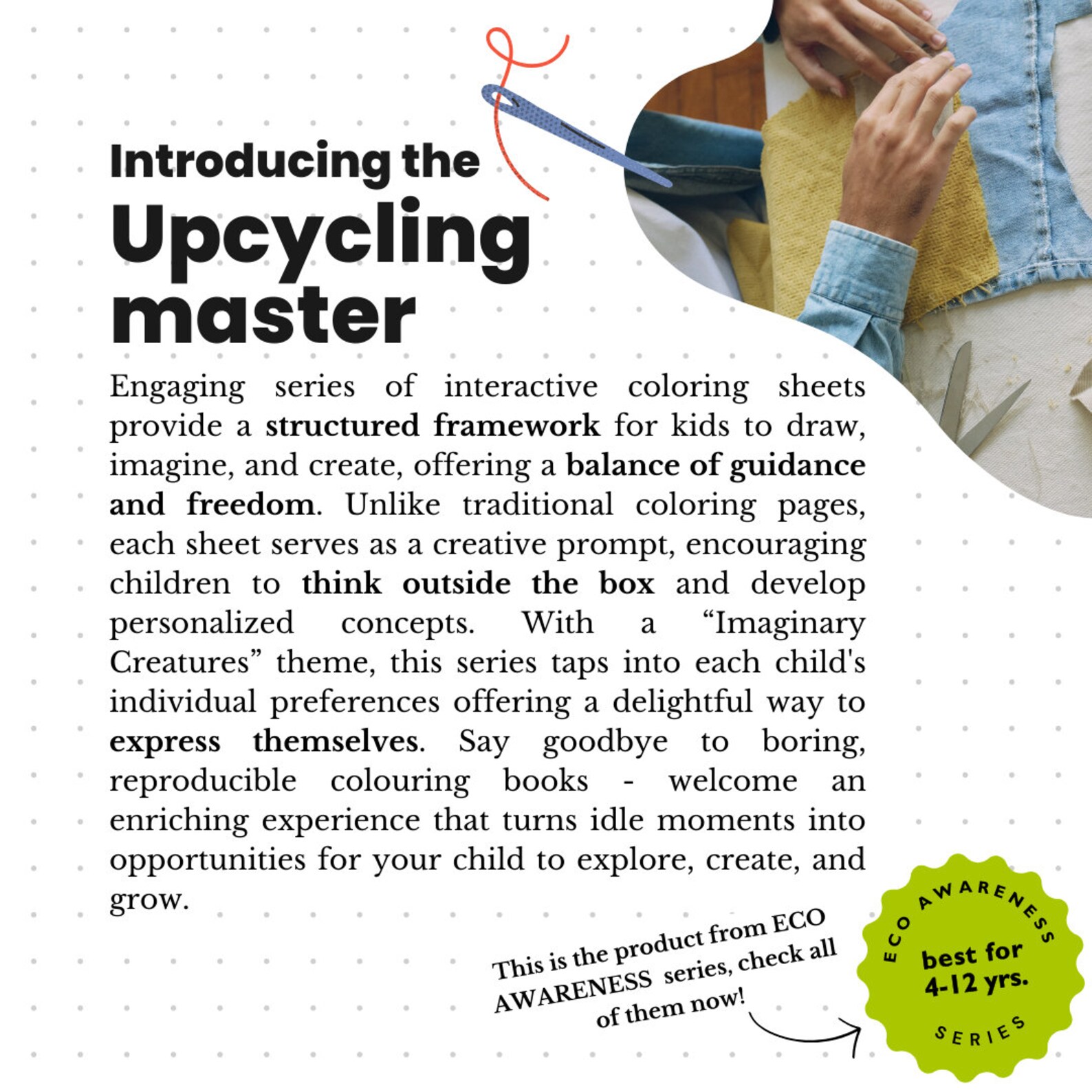Interactive Colouring Set Upcycling Master | Activity Worksheets Eco ...