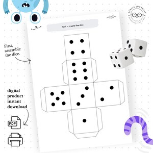 Roll the Dice Monster Maker | Create Your Own Monster | Activity ...