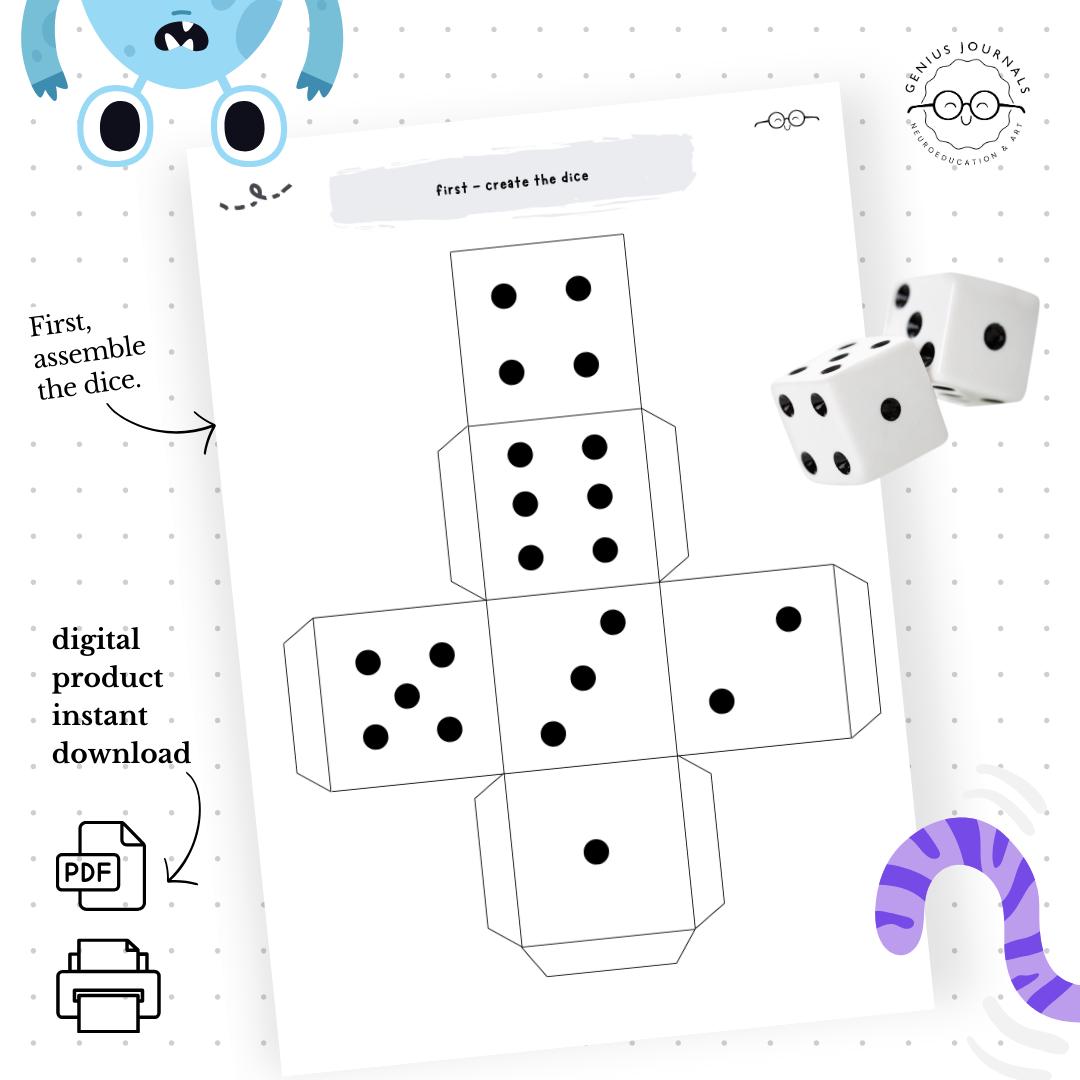 Roll the Dice Monster Maker | Create Your Own Monster | Activity ...