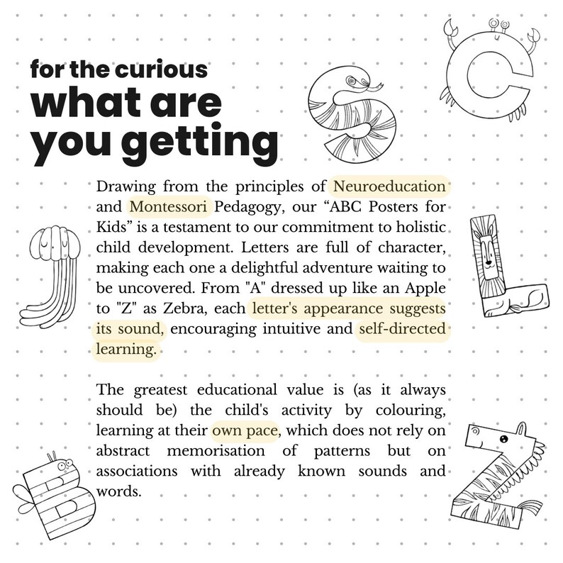 ABC Poster for Colouring | Letters Homeschooling Coloring Pages ...