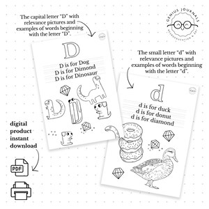 Letter of the Day D Worksheets | Toddler Learning Homeschool ...