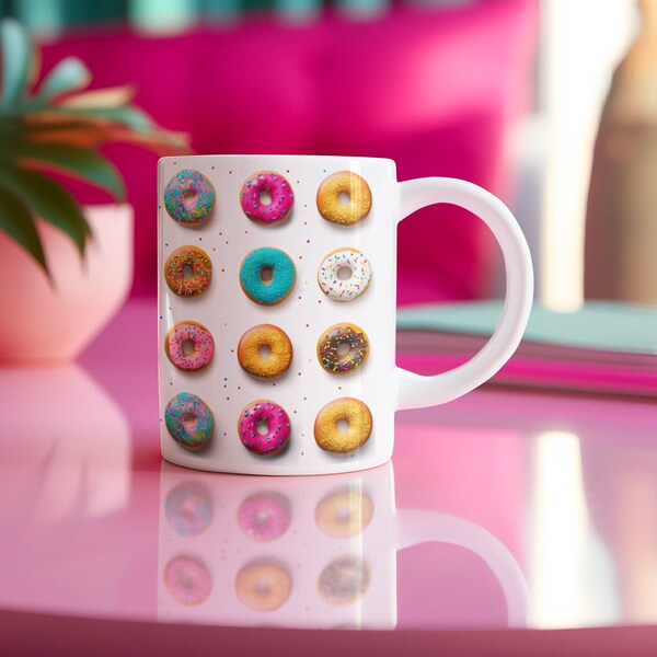 Donut Mug - Etsy