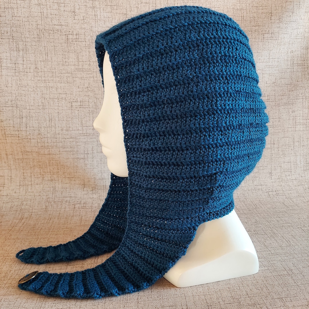 Crochet Hood PATTERN: Bonnet Head Covering Cowl Scarf - Etsy