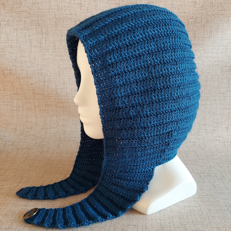 CROCHET PATTERN Hair Covering Hooded Cowl Head Scarf - Etsy