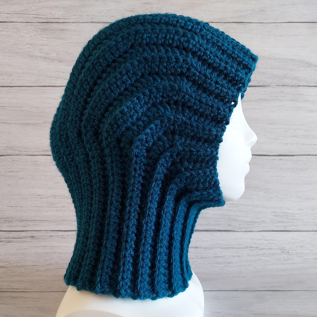 Crochet Womens Balaclava Hood: Winter Sports Hijab Head Scarf PATTERN ...