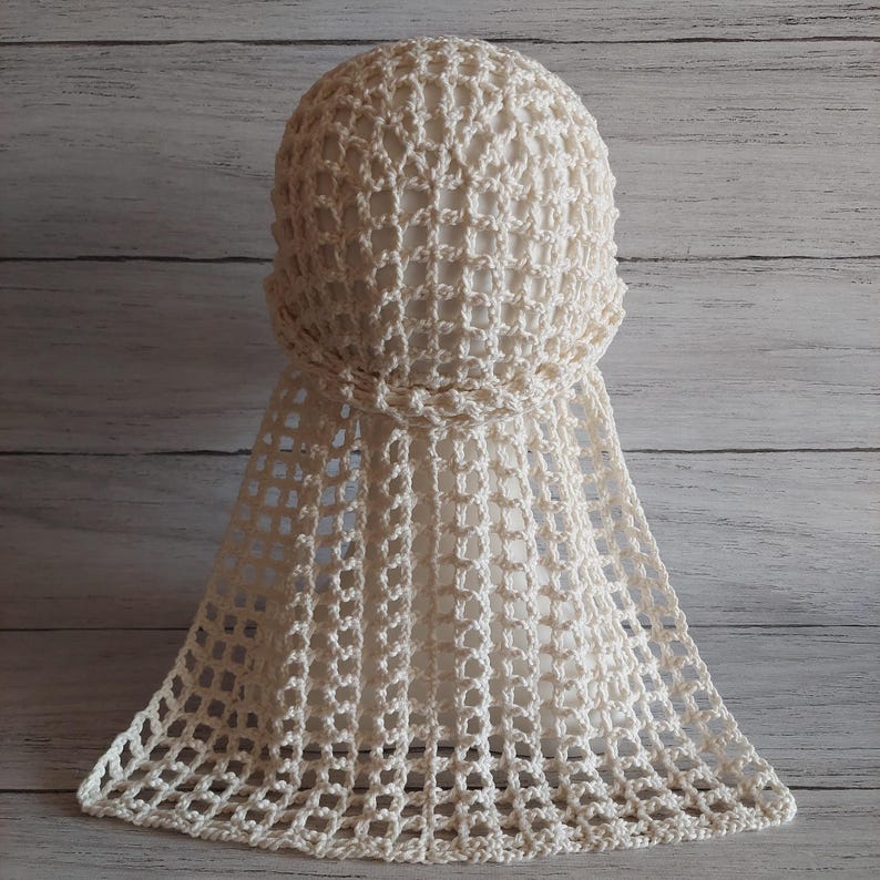 FILET CROCHET PATTERN: Mesh Lace Durag Head Wrap - Etsy