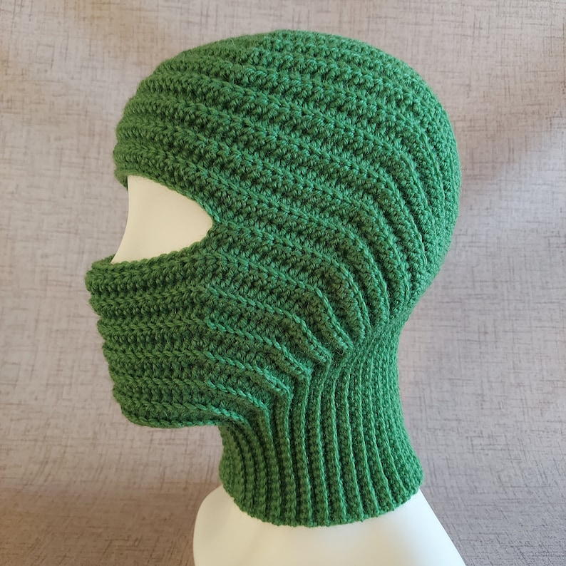 Full Face Balaclava Shiesty Ski Mask CROCHET PATTERN: Military Fashion ...