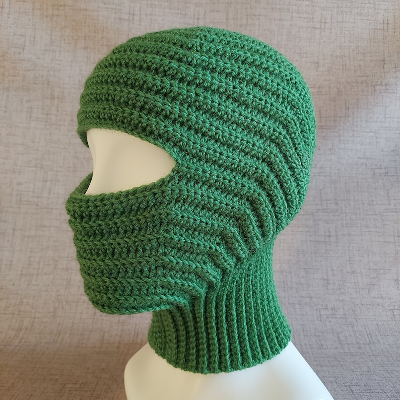 Full Face Balaclava Shiesty Ski Mask CROCHET PATTERN: Military Fashion ...