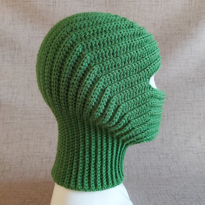 Full Face Balaclava Shiesty Ski Mask CROCHET PATTERN: Military Fashion ...