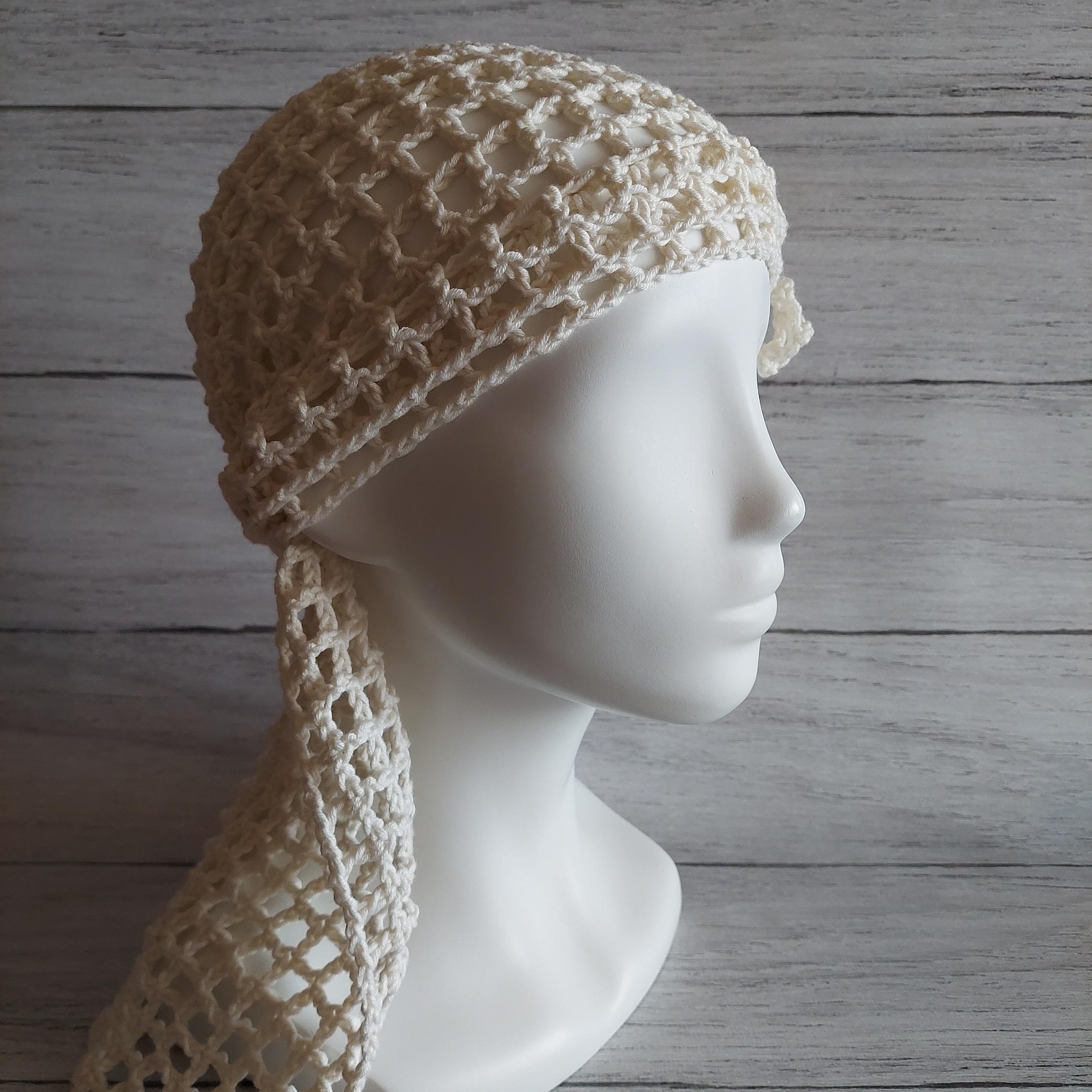 FILET CROCHET PATTERN: Mesh Lace Durag Head Wrap - Etsy