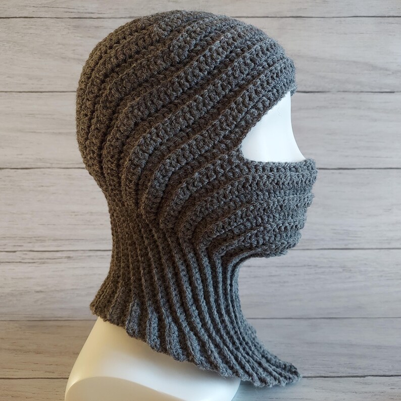 Crochet Ski Mask Under Helmet: Full Face Fitted Lightweight Balaclava ...