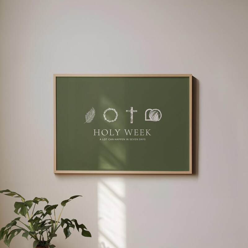 Holy Week Posters - Etsy UK