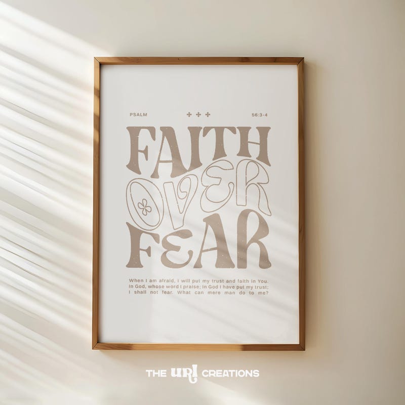 Faith Poster - Etsy