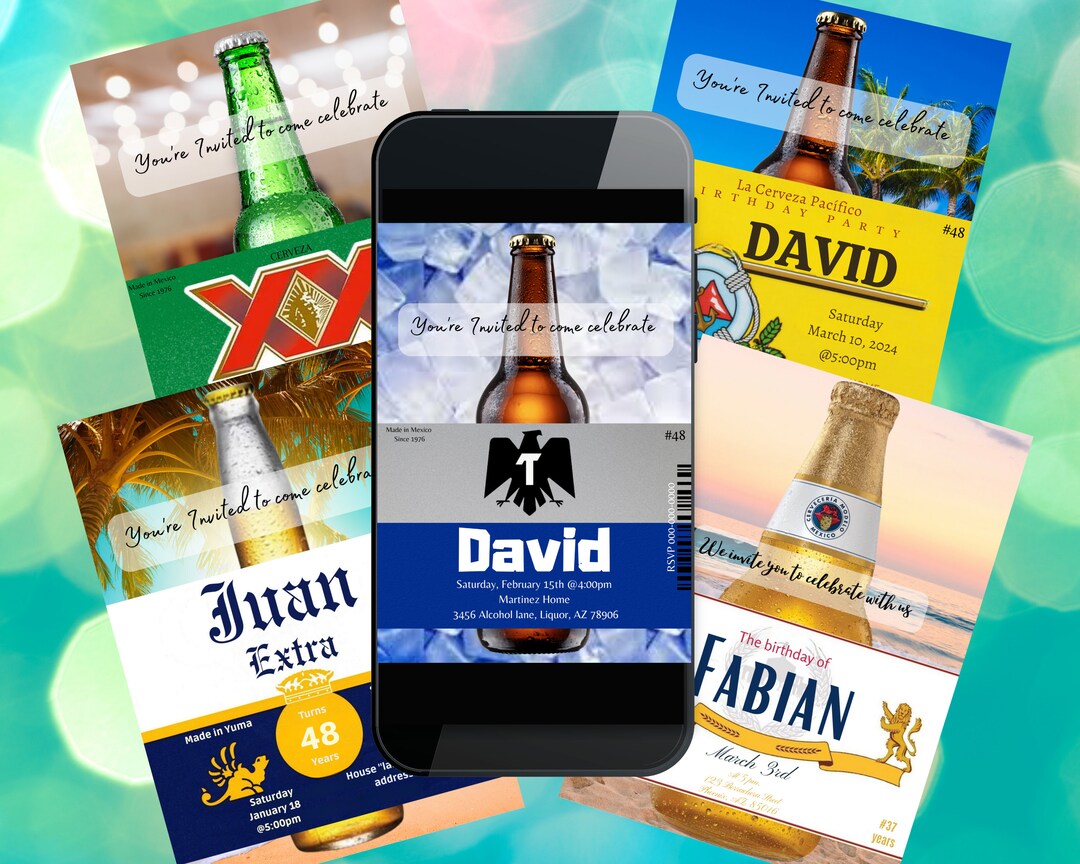 Beer Invitations - Etsy