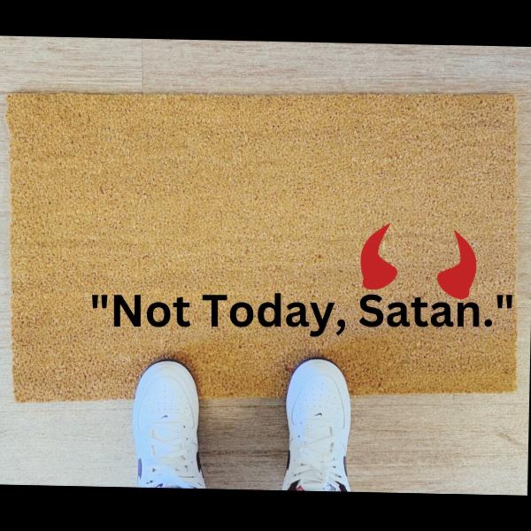 Not Today Satan SVG File. Instant Download - Etsy