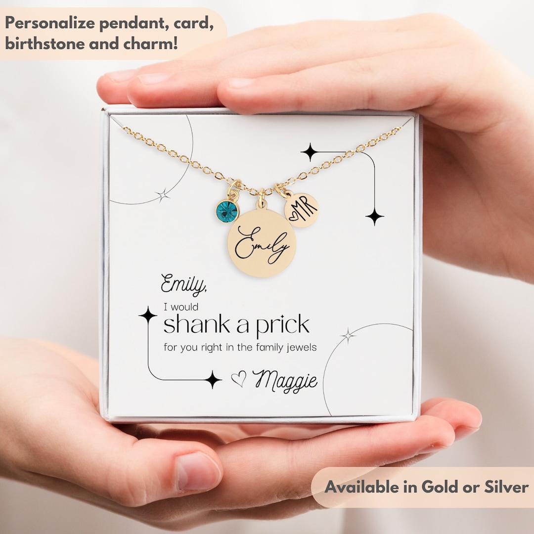 Personalized Best Friend Necklace, Funny Best Friend Gift for BFF ...
