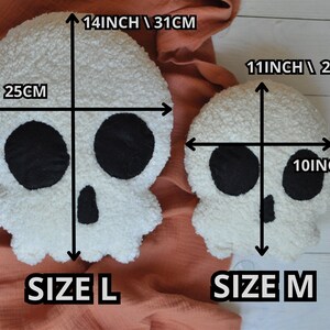 Plush Sherpa Skull Pillow - Halloween Pillows | Teddy Boucle Skeleton ...