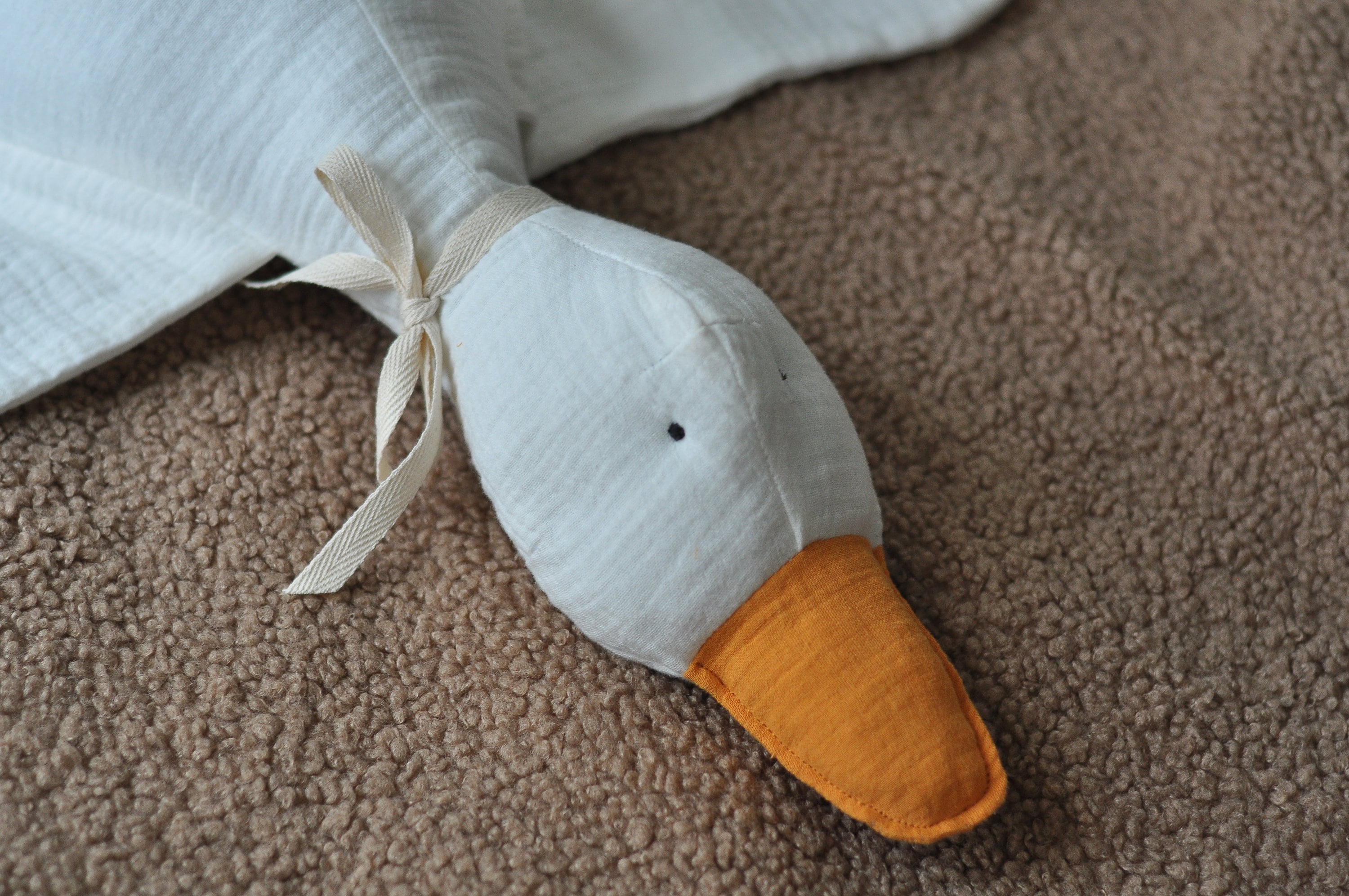 Handmade Cotton Goose | Sleeping Toys | Baby Shower Gift | Cute Goose ...