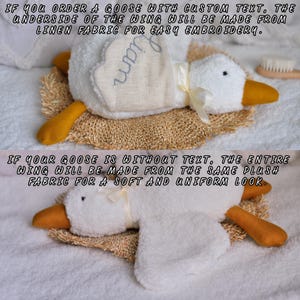 Handmade Goose Plush | Sleep Toy for Baby | Goose Doll | Duck Soft Toy ...