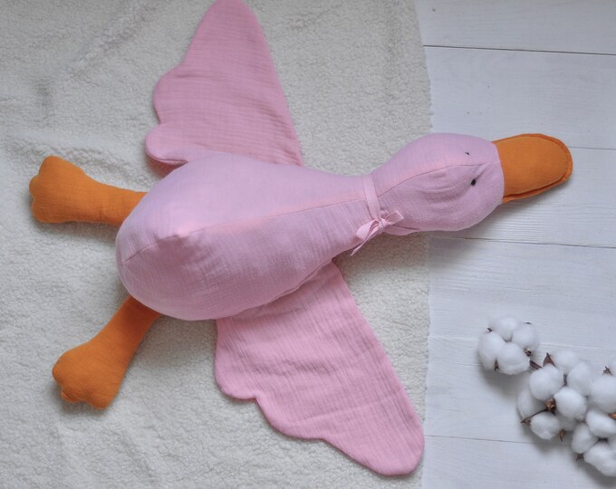 Large Pink Rubber Duck Plush Cute Novelty Gift Duck Lover Gift for ...