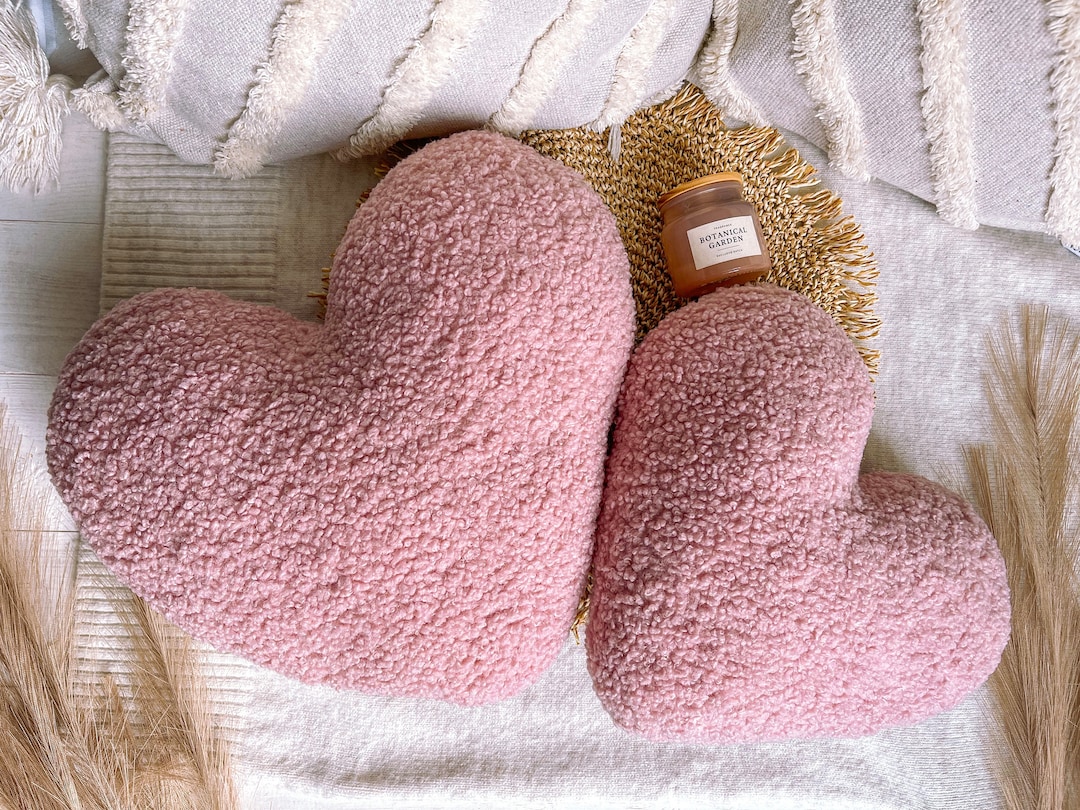 Heart Shaped Pillow | Soft Decorative Pillow | Heart Shaped Kids Pillow ...