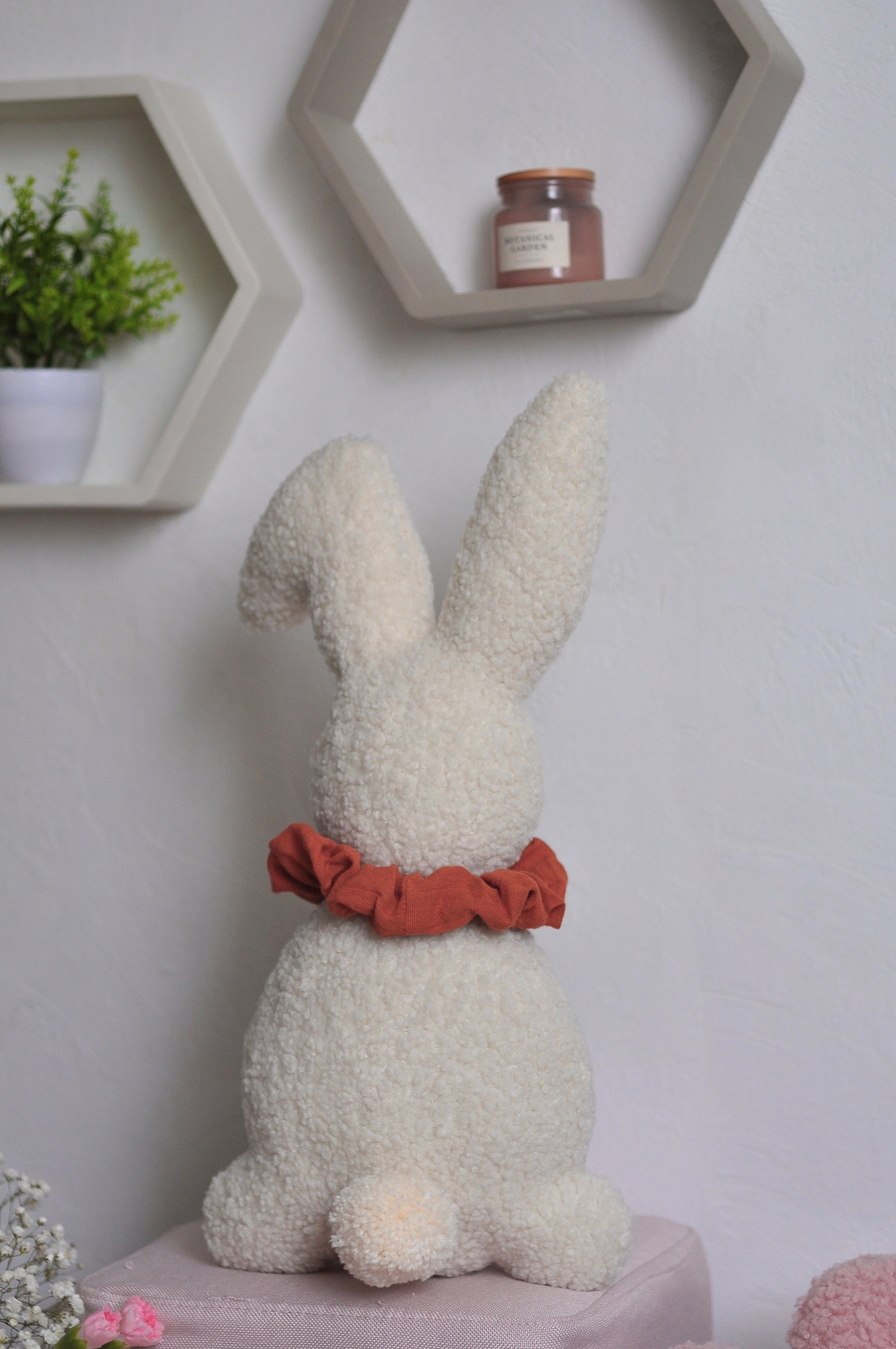 Bunny Shaped Pillow 25 Types of Scarfs Easter Rabbit Cushion Soft ...