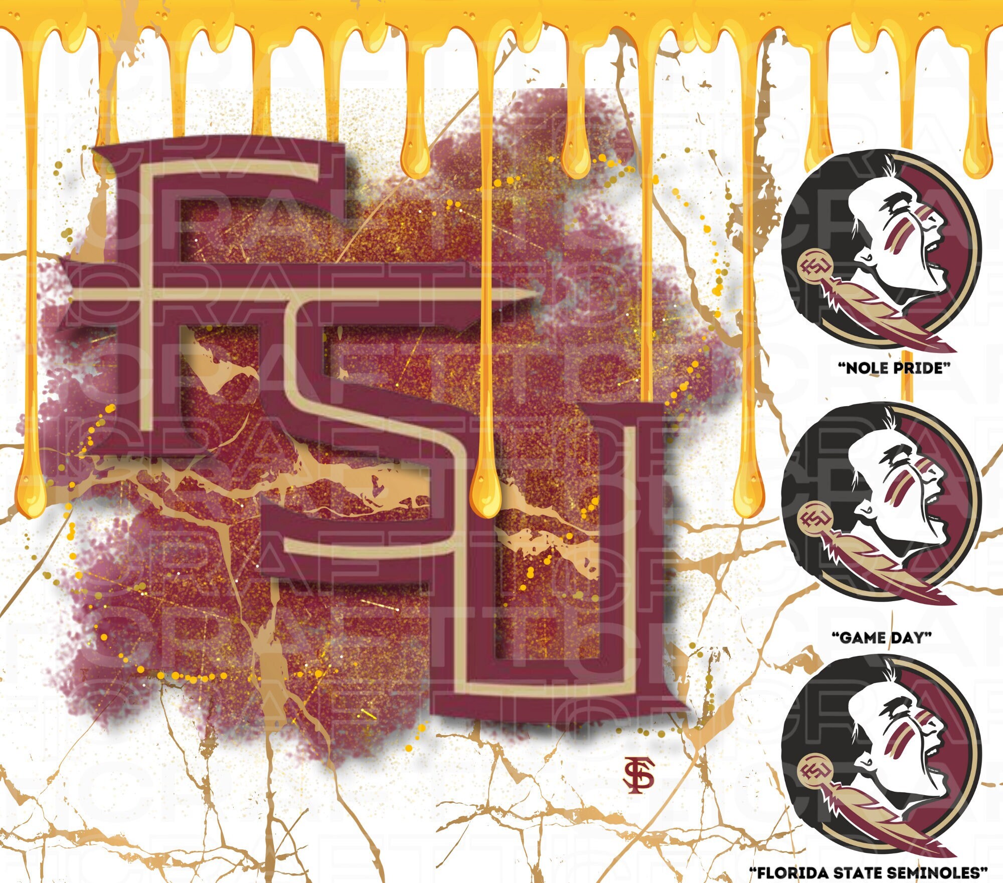 FSU Tumbler Wrap - Etsy